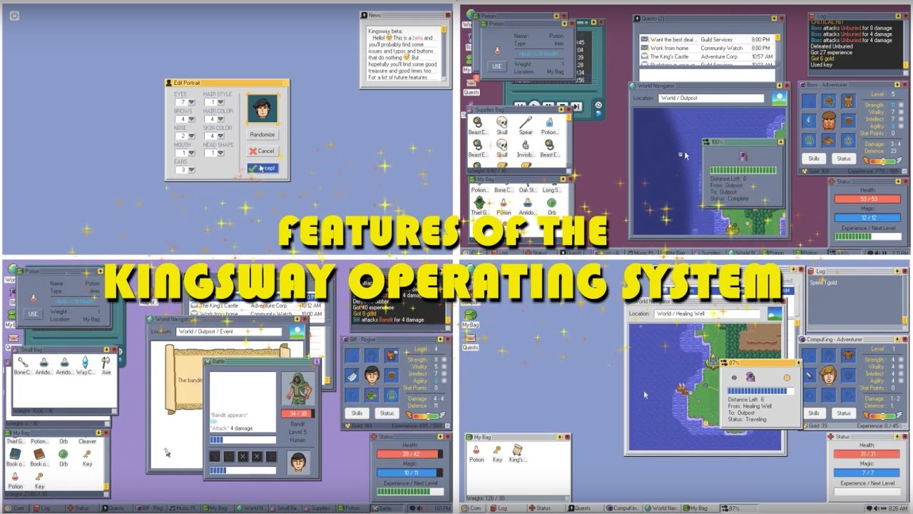 Kingsway, a fantasy RPG (Video) – GameCut.com – Video Game News