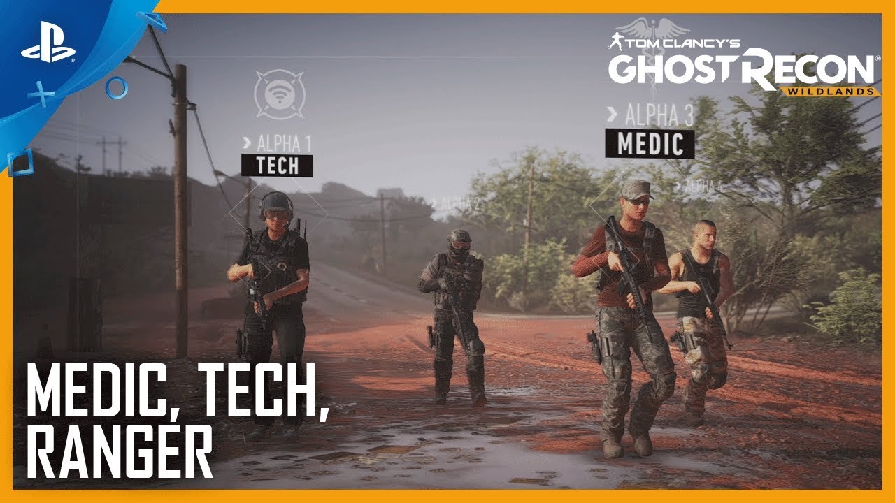 Tom Clancy’s Ghost Recon Wildlands – Ghost War Classes: Medic, Tech ...