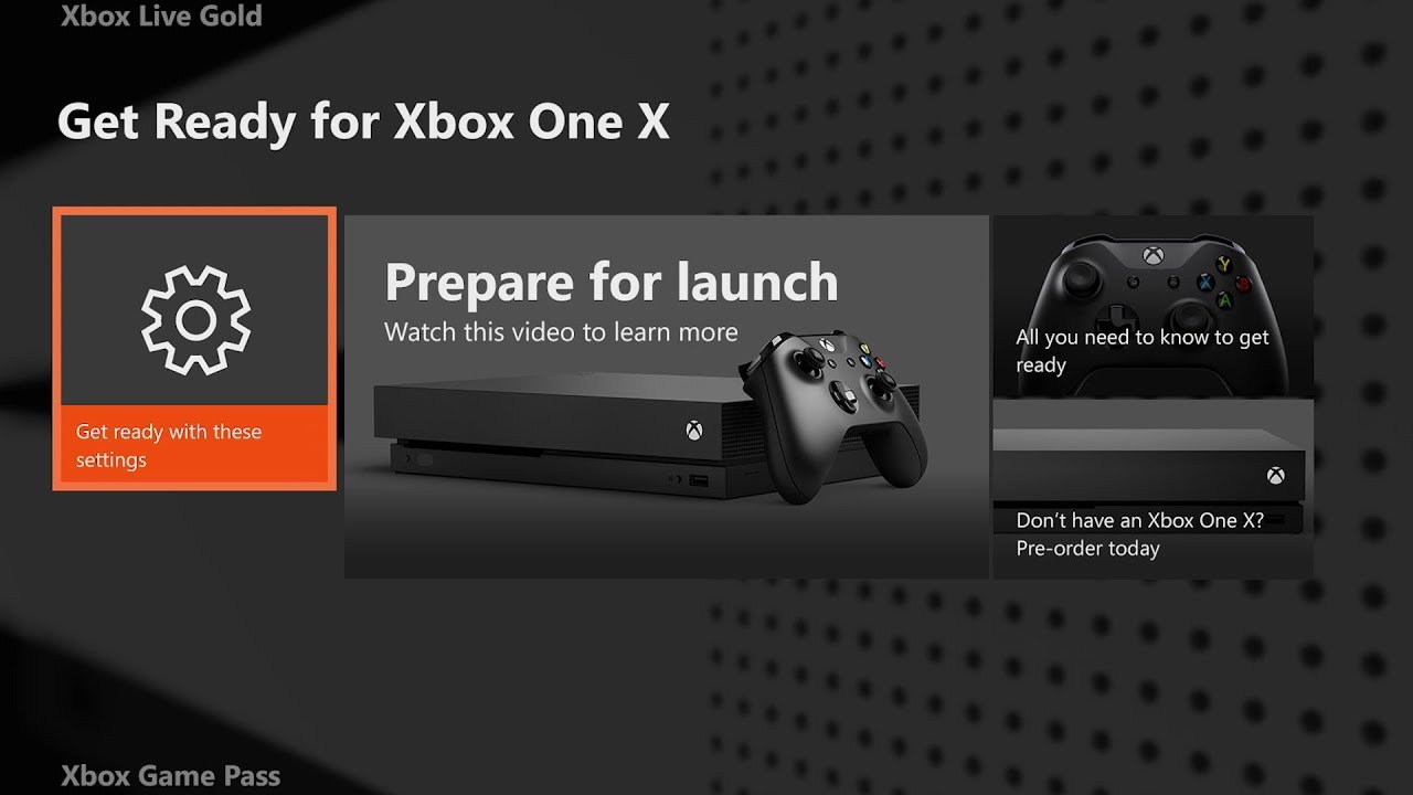 How to Get Ready for Xbox One X Video – GameCut.com – Video Game News