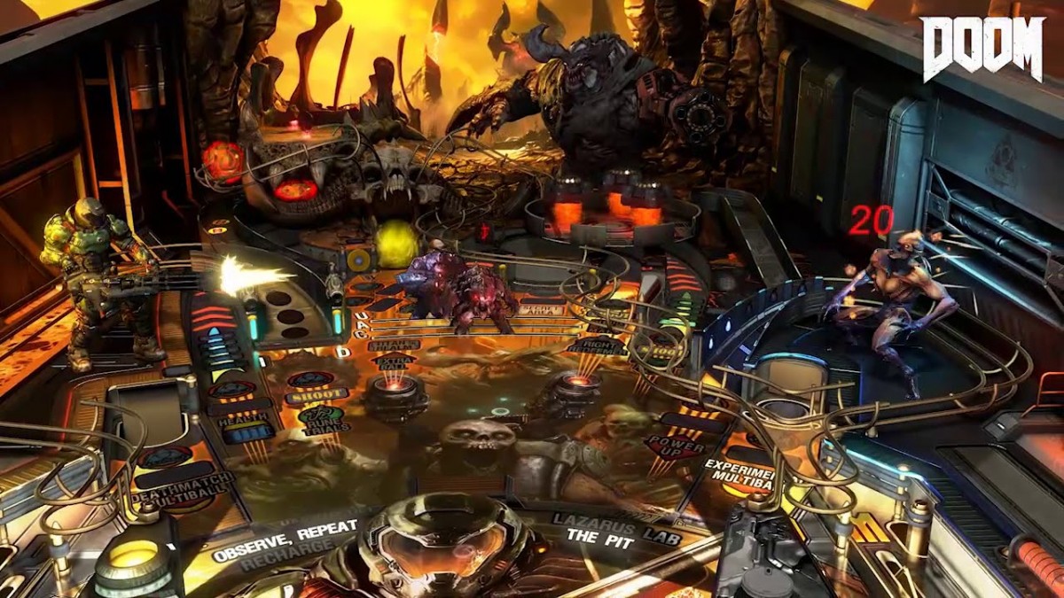 Pinball FX3, Fallout, Skyrim and Doom tables available for Switch ...