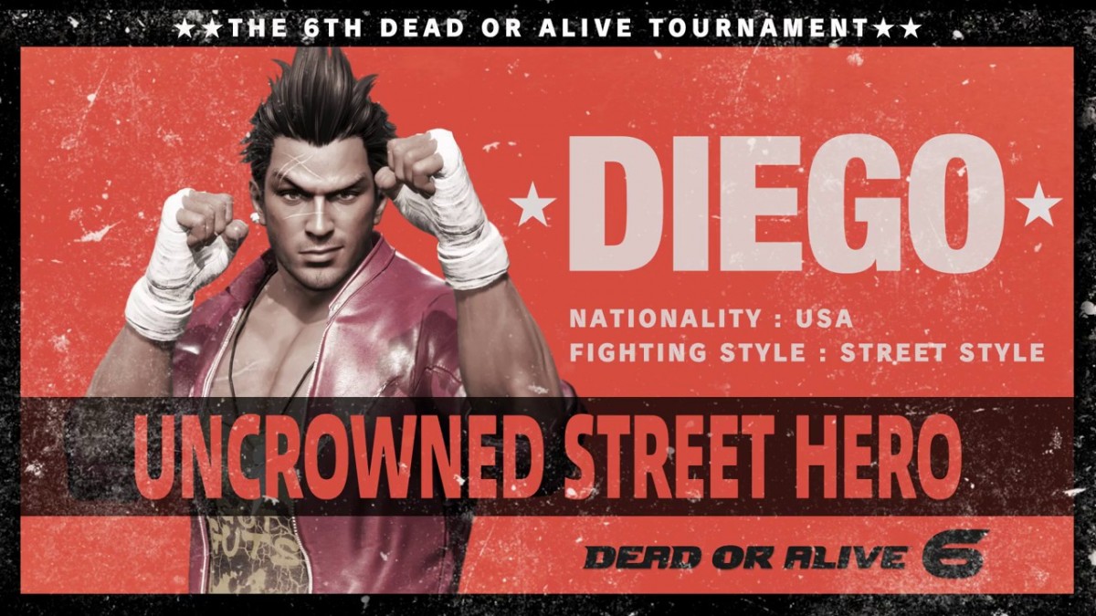 DEAD OR ALIVE 6 – Diego Reveal Trailer – GameCut.com – Video Game News