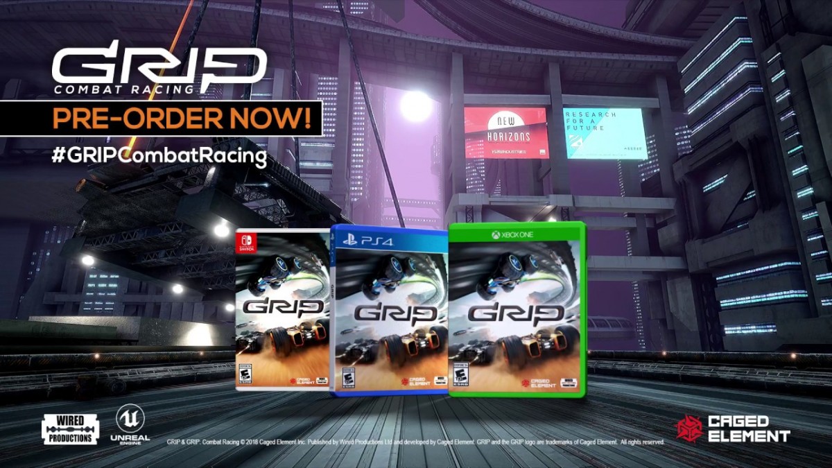 GRIP: Combat Racing Release Date Trailer – GameCut.com – Video Game News